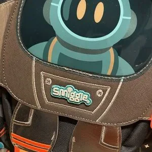 smiggle | Accessories | Space Adventure Kids Backpack Black And Orange ...